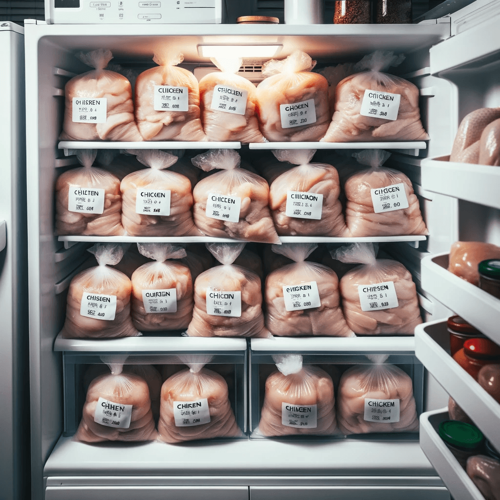 Guía fácil para congelar pollo cocido